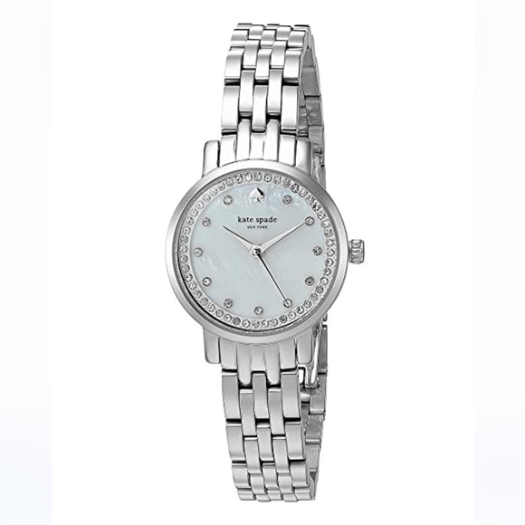 Accessories | Kate Spade New York Womens Crystal Stainless Steel Watch ...